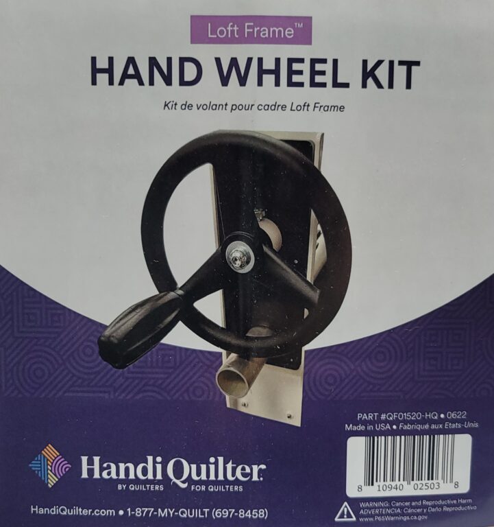 HQ Loft Frame Hand Wheel - Quilting Is My Therapy