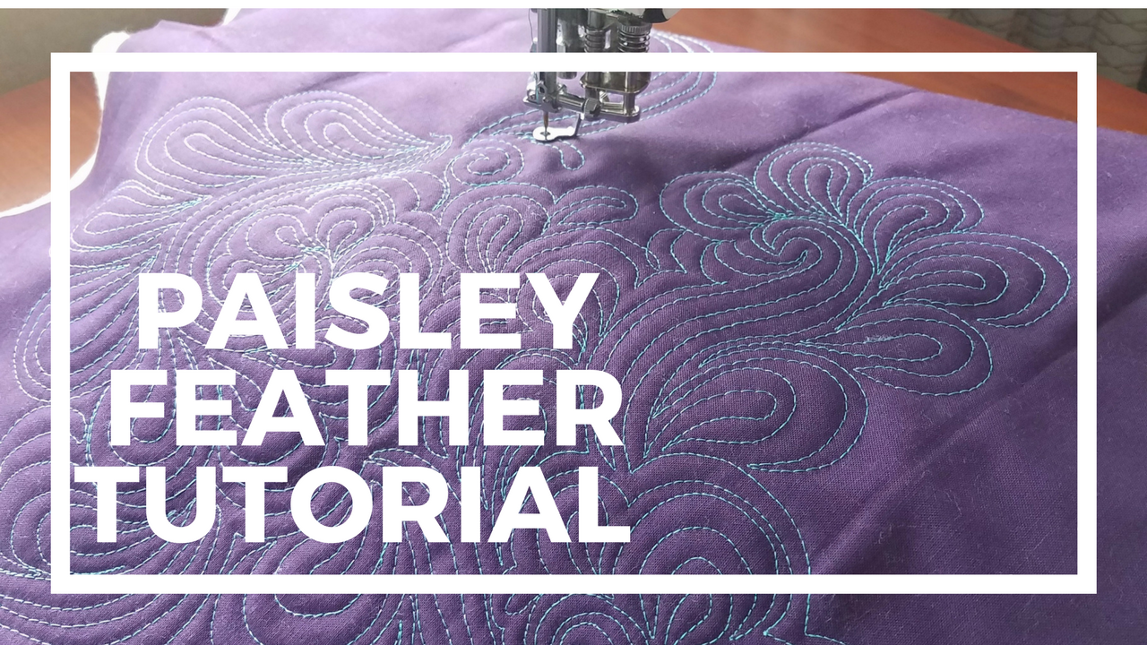 Printable Echo Paisley Quilting Design Pattern