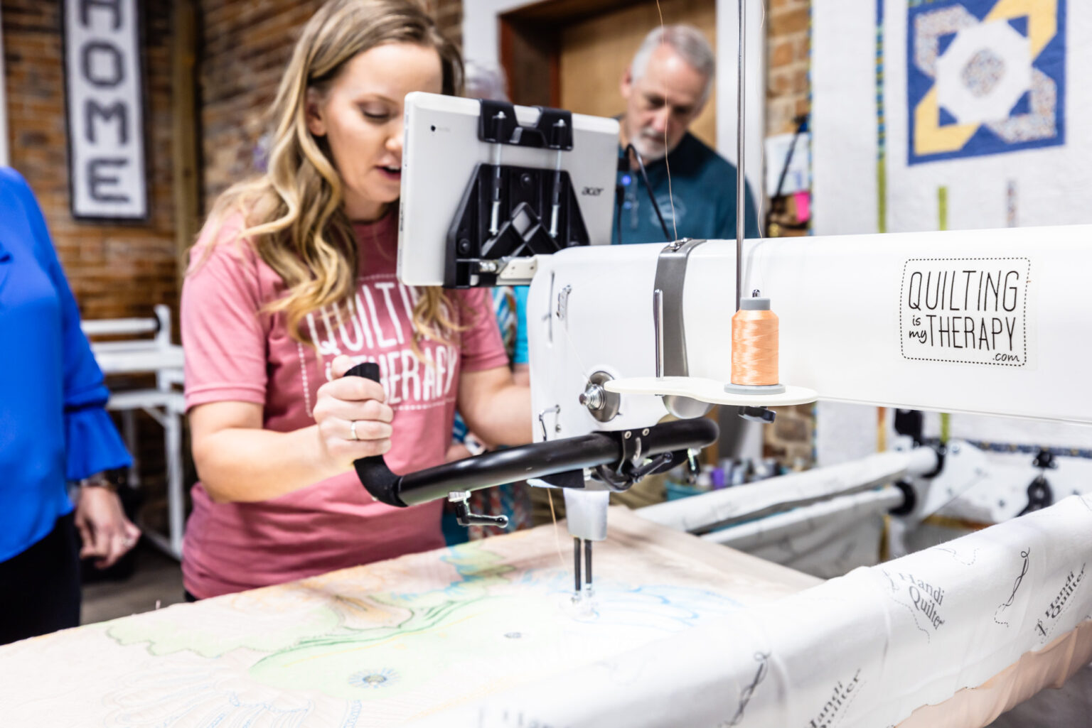 Longarm Training – Quilting Is My Therapy