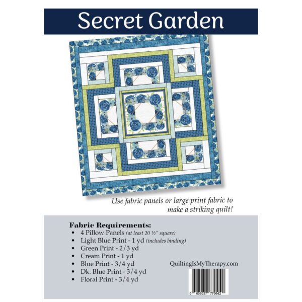 Secret Garden Quilt Pattern | Quilting Is My Therapy