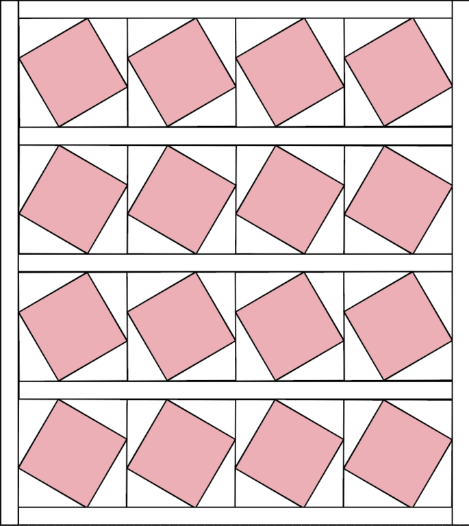 Slanted Squares Quilt Kit - Quilting Is My Therapy