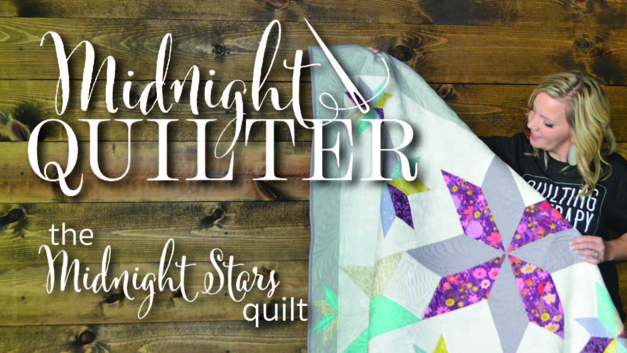 Midnight Stars - Easy Star Quilt with the Midnight Quilter - Quilting ...