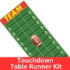 Touchdown Football Table Runner Kit - Quilting Is My Therapy