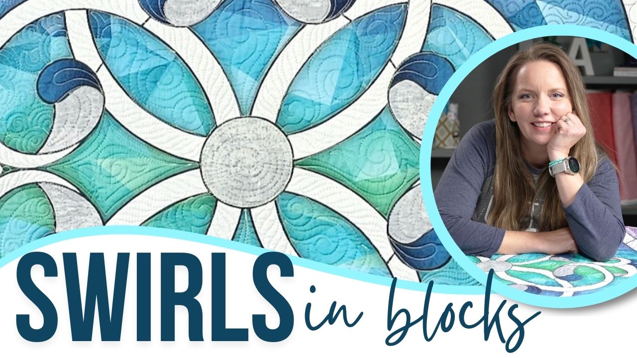 Mastering Swirls Free-motion Challenge Quilting Along - Quilting Is My ...