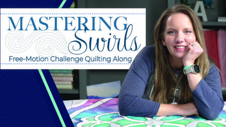 Mastering Swirls Free-motion Challenge Quilting Along - Quilting Is My ...