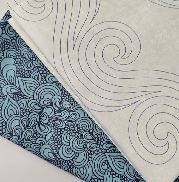 Lt. Gray Swirl Chain Training Wheels Kit - Quilting Is My Therapy