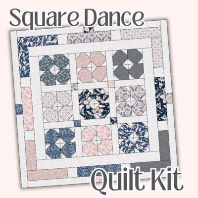 Square Dance Quilt Kit - Blush & Bloom - Quilting Is My Therapy