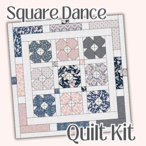 Square Dance Quilt Kit - Blush & Bloom - Quilting Is My Therapy