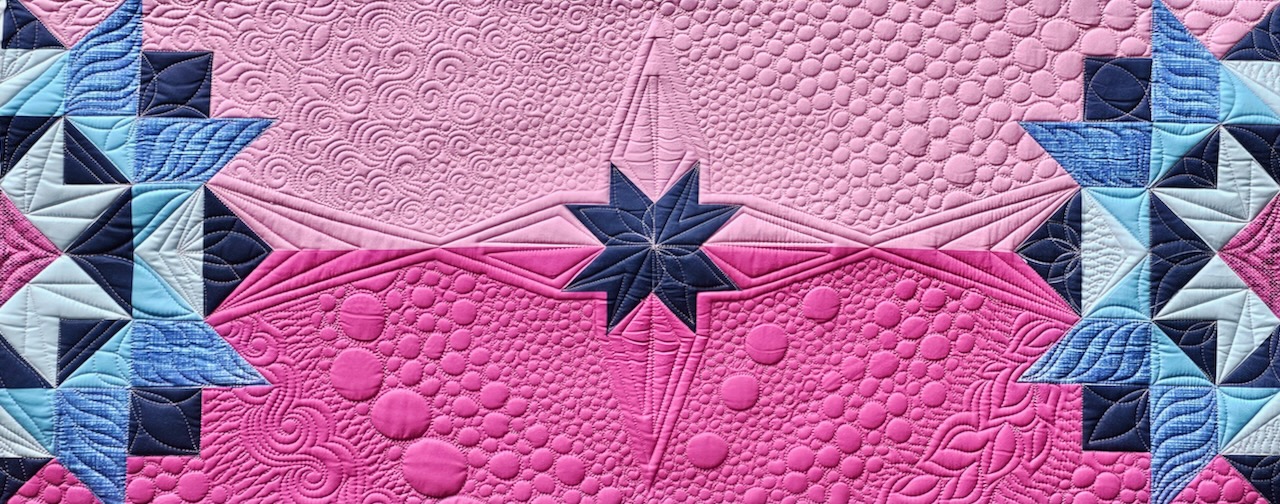 Negative Spaces Free-motion Challenge Quilting Along - Quilting Is My ...